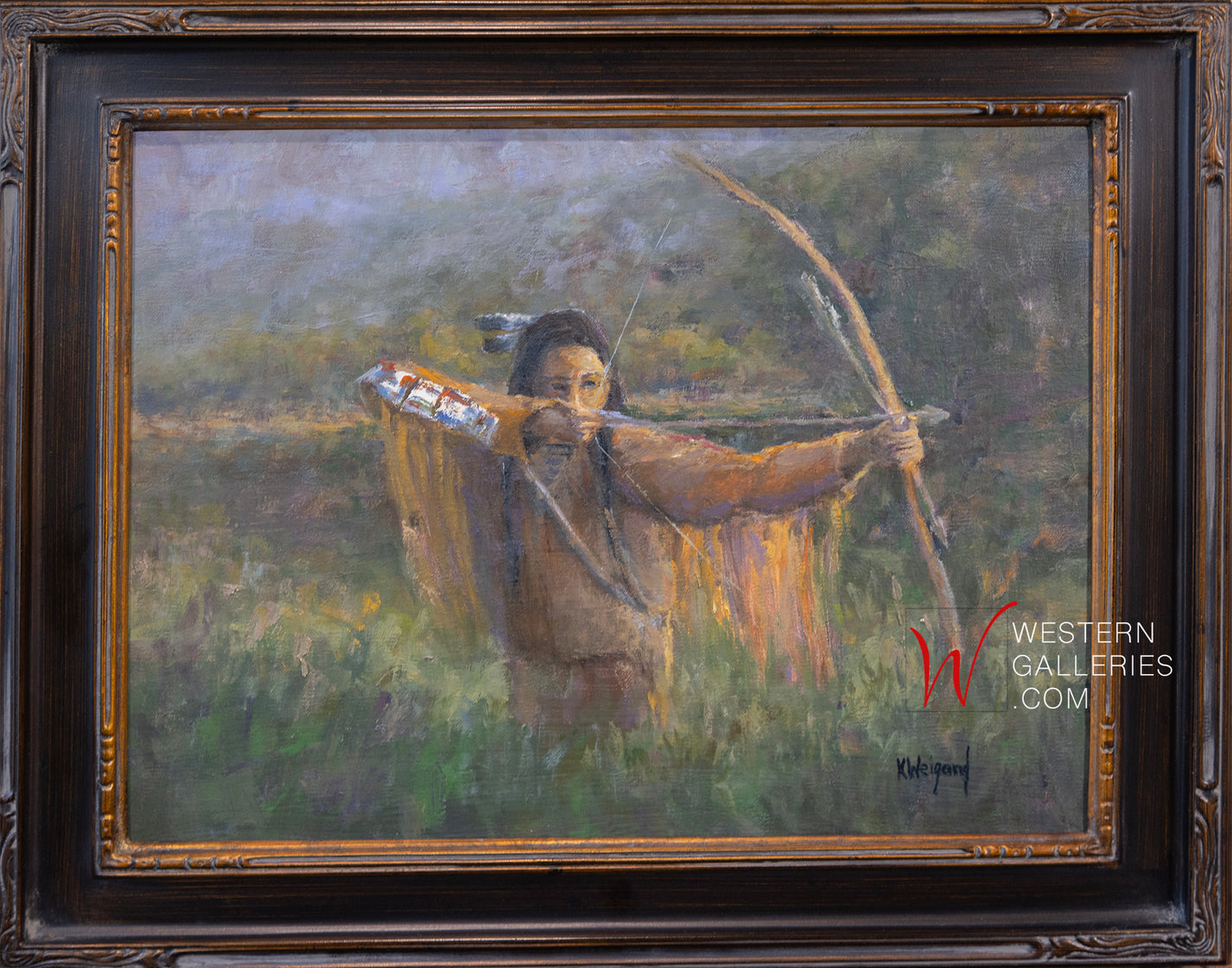 Hunter | Oil Painting | Western Galleries Fredericksburg Tx