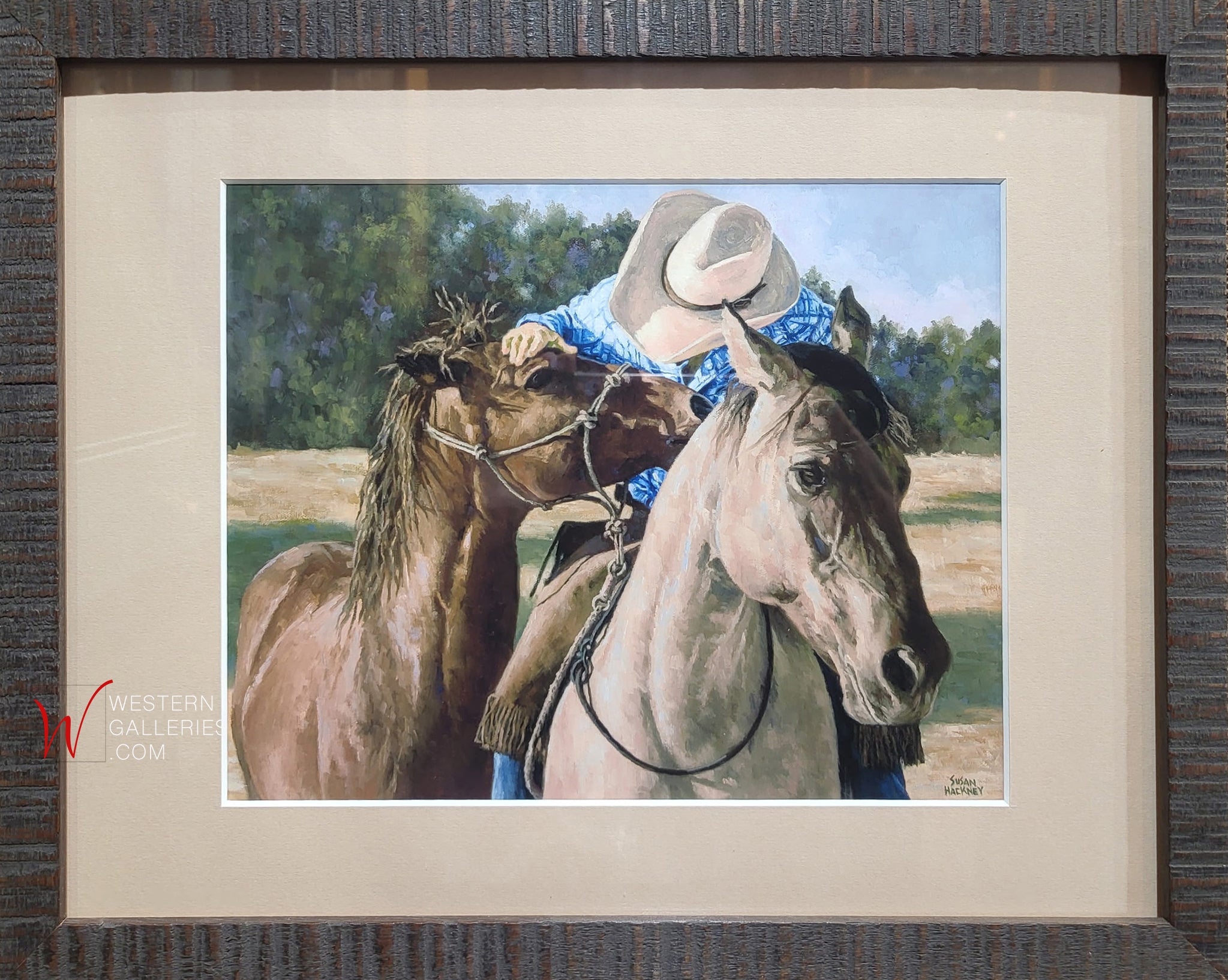 Reassurance western art by Susan Hackney | Western Galleries
